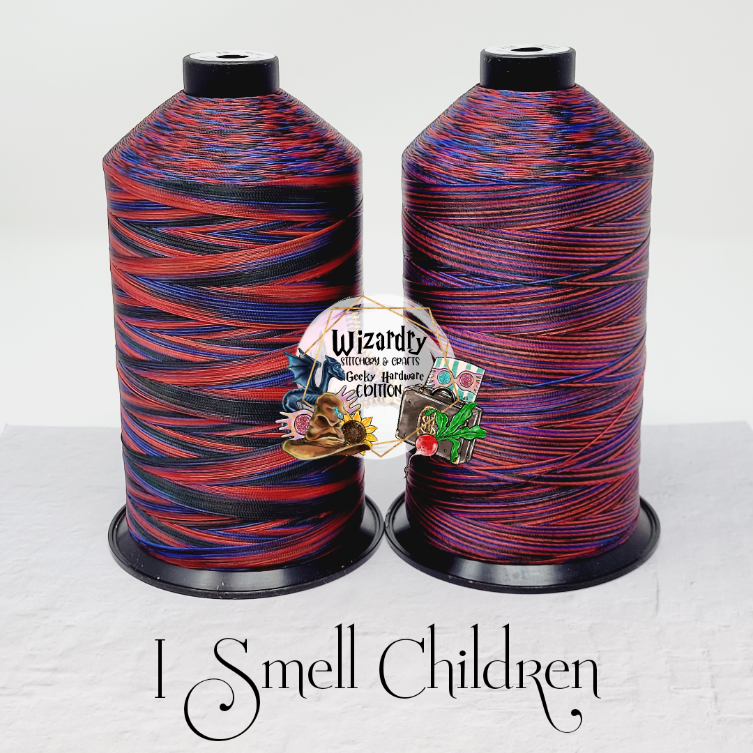 Tex 80 - Bonded Polyester Sewing String - Variegated - I Smell Childre ...