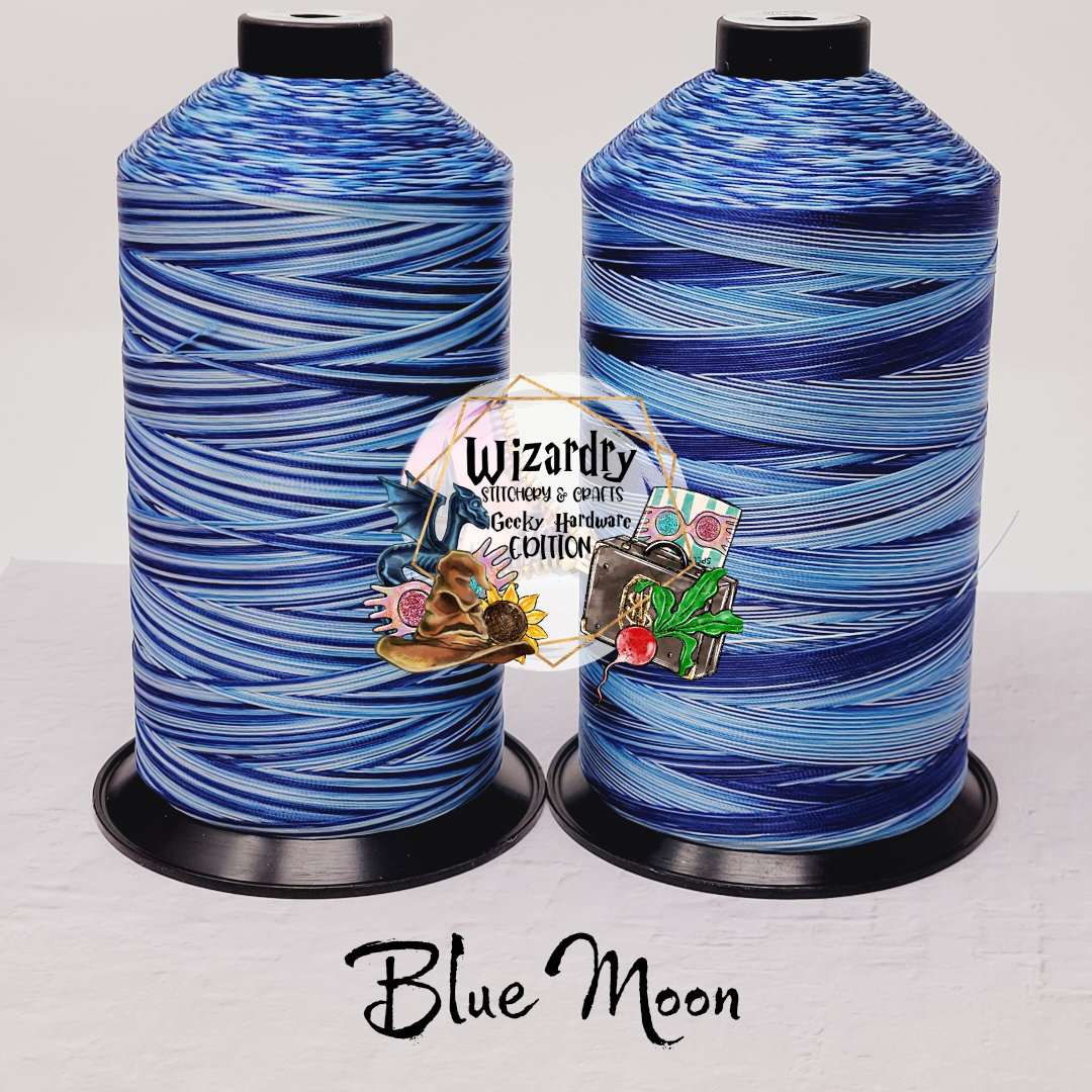 Tex 80 - Bonded Polyester Sewing String - Variegated - Blue Moon ...