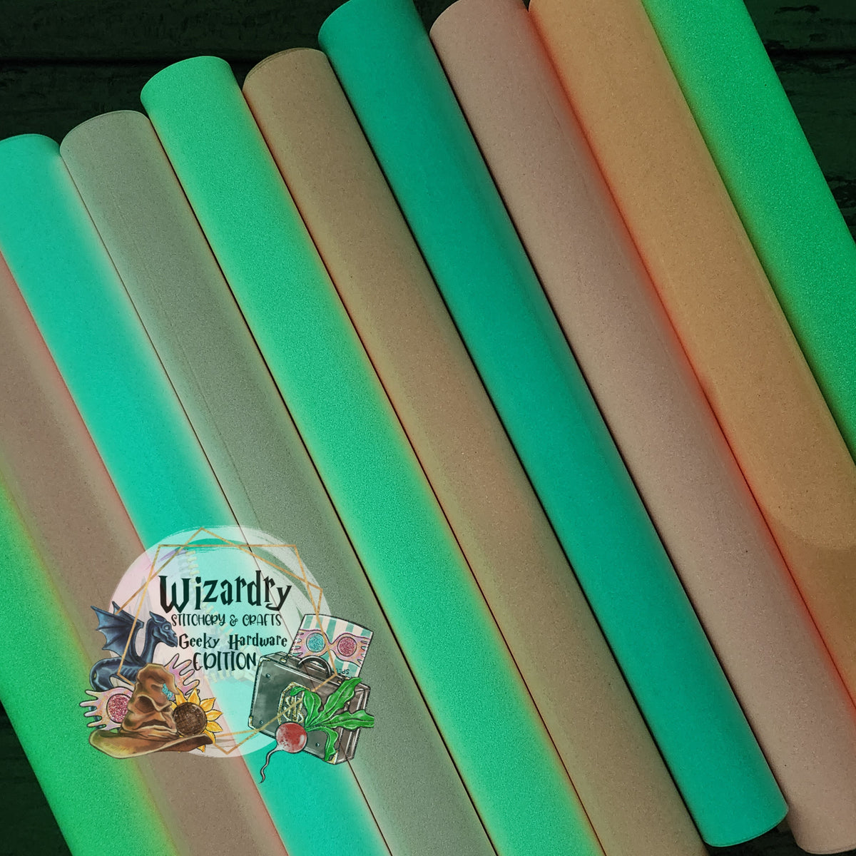Lumos Smooth Glitter Vinyl Roll 18"x54" - Canvas Backing — Wizardry ...