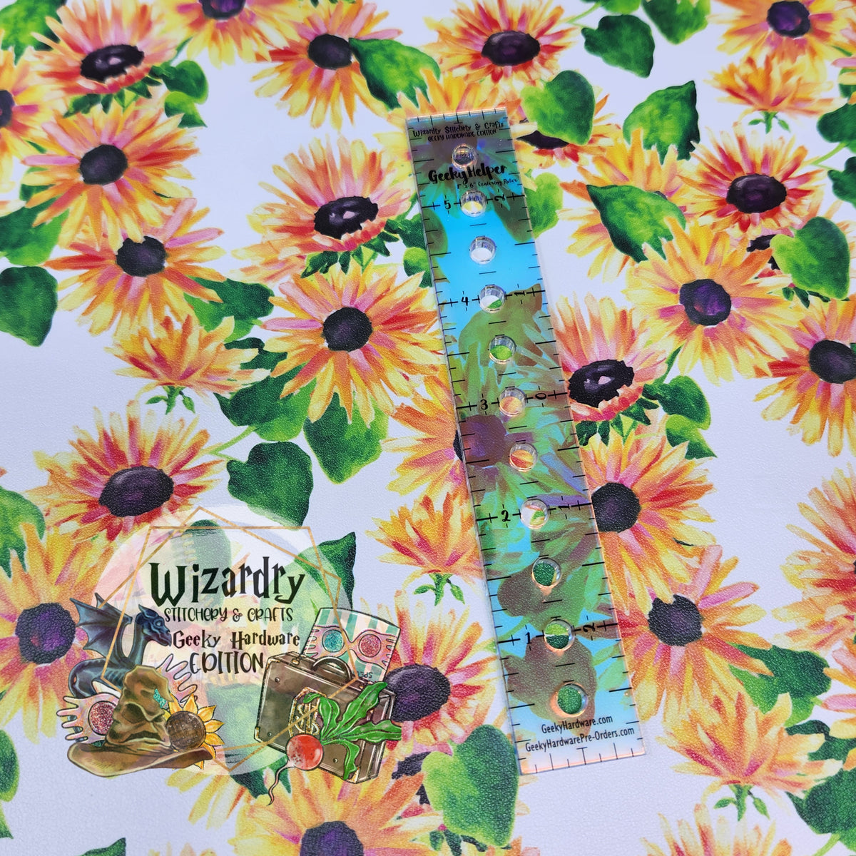 18" Sunflower Vinyl — Wizardry Stitchery & Crafts, LLC