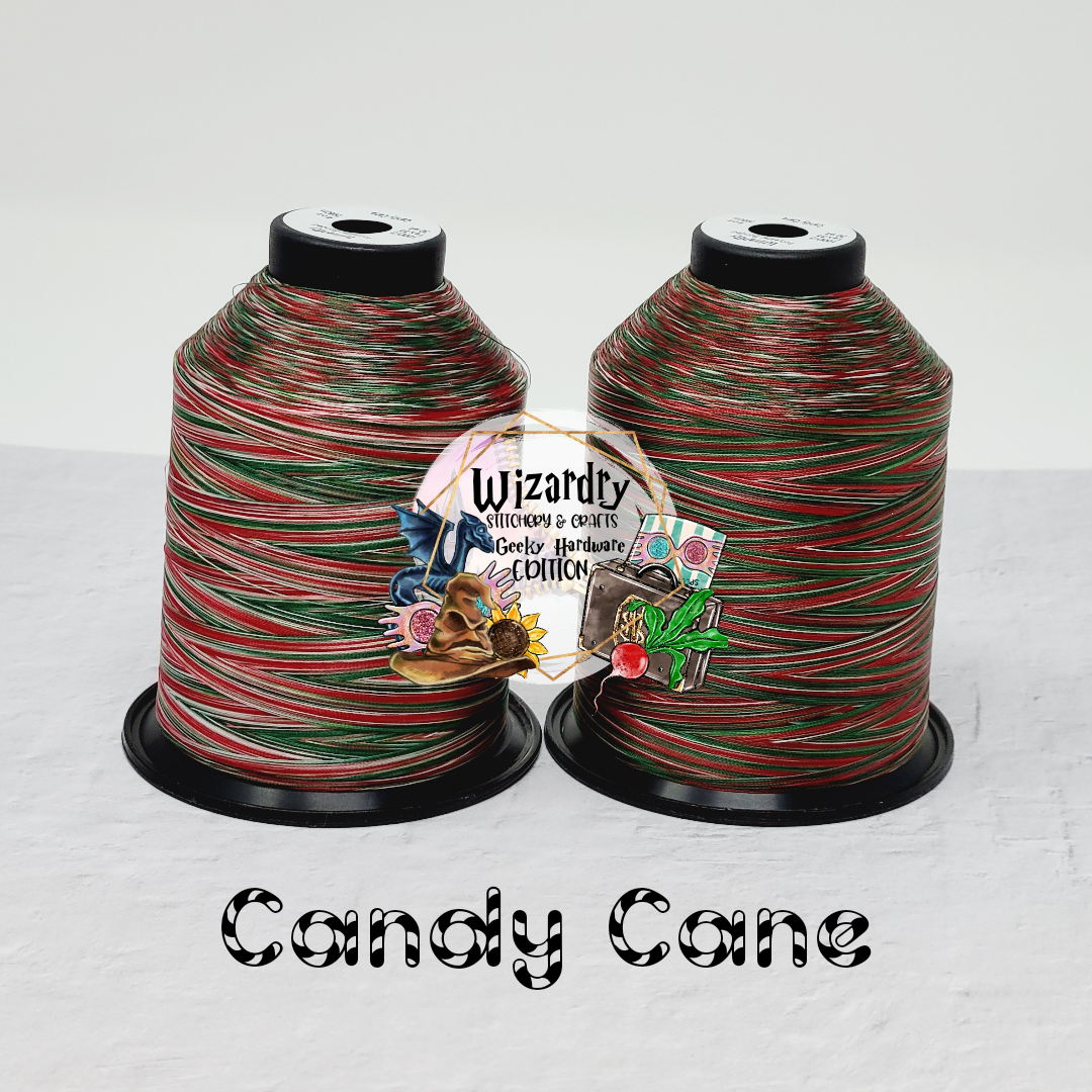 Tex 35 - Bonded Polyester Sewing String - Variegated - Candy Cane ...