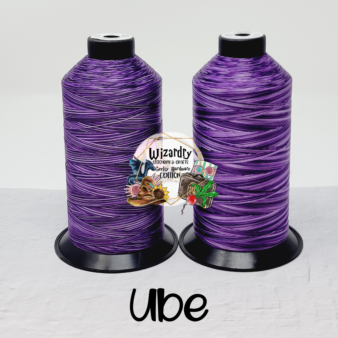 Tex 45 - Bonded Polyester Sewing String - Variegated - Ube — Wizardry ...