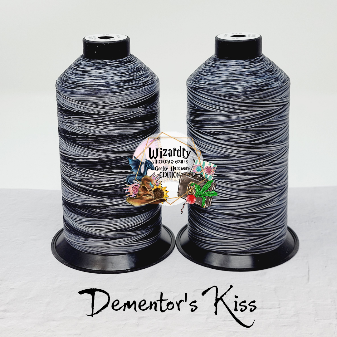 Tex 45 - Bonded Polyester Sewing String - Variegated - Dementor's Kiss ...