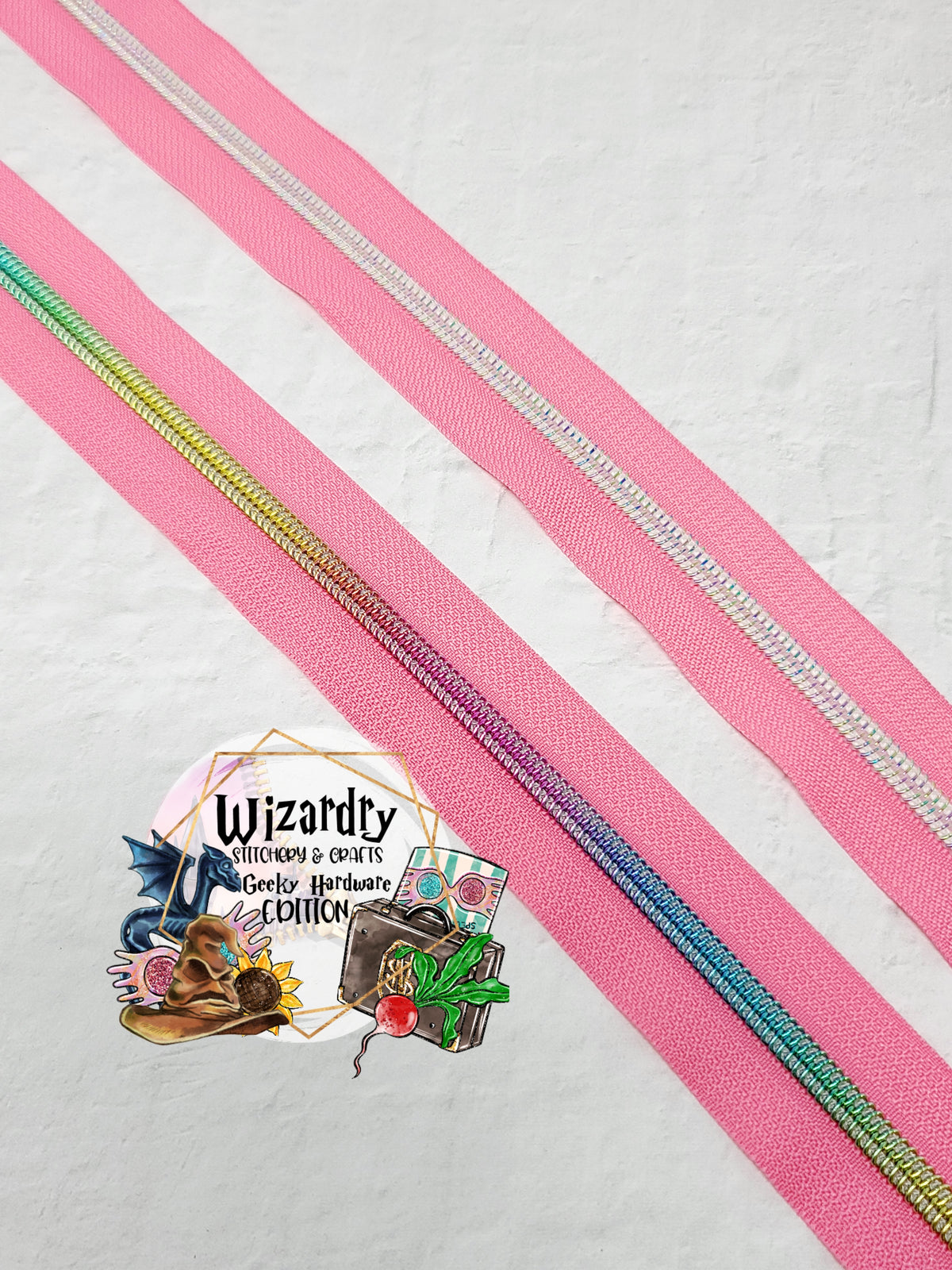 Bubble Gum #5 Nylon Zipper Tape — Wizardry Stitchery & Crafts, LLC
