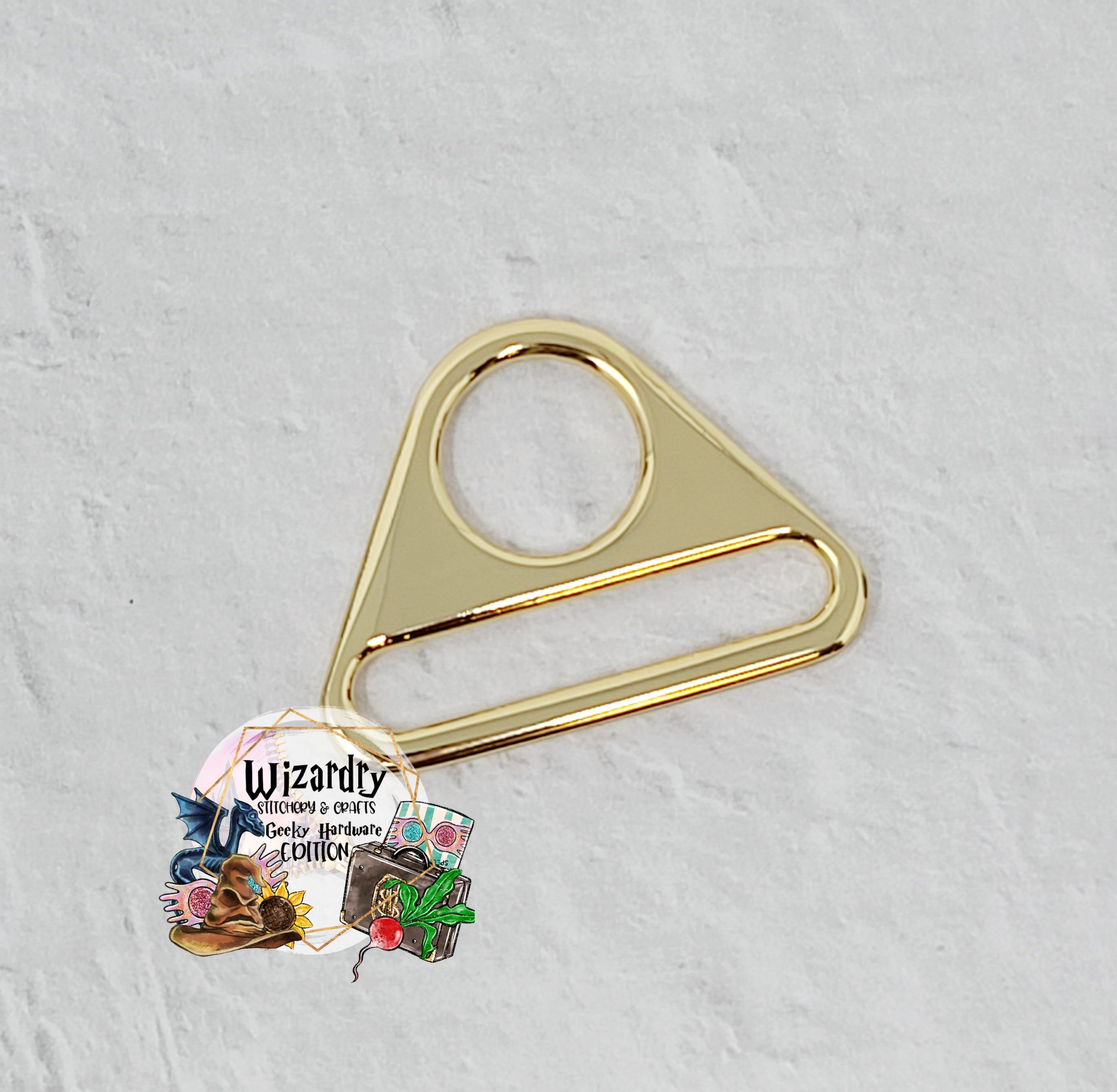 1 1/2" "Bag-muda Triangle" Connector (Single) — Wizardry Stitchery ...