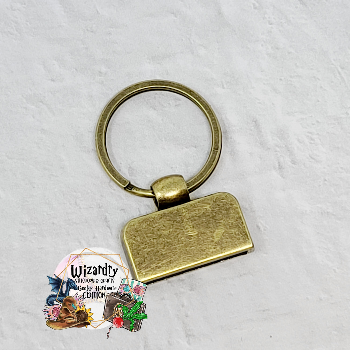 1" Key Fob Hardware w/Screws — Wizardry Stitchery & Crafts, LLC